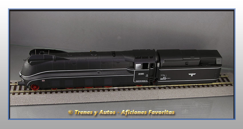trenesyautos-aficionesfavoritas trenes 000 001 05 H0 locovapor 001 01 0005 tender BR-01 roco63206