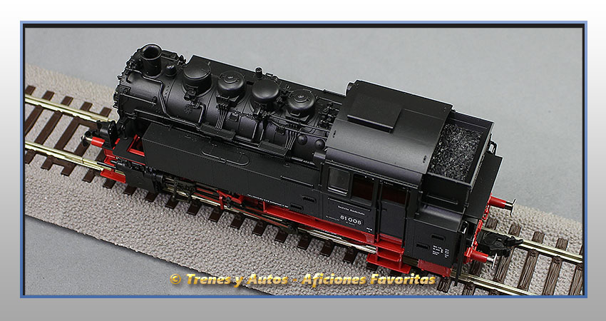 trenesyautos-aficionesfavoritas trenes 000 001 05 H0 locovapor 001 02 037 BR81 DB fleischmann864850