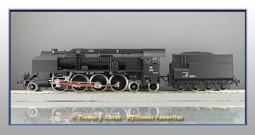 trenesyautos-aficionesfavoritas trenes 000 001 05 H0 locovapor 001 01 0008 tender BR-12 liliput10613