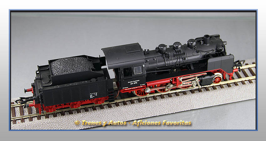 trenesyautos-aficionesfavoritas trenes 000 001 05 H0 locovapor 001 01 0022 BR-24 fleischmann4140